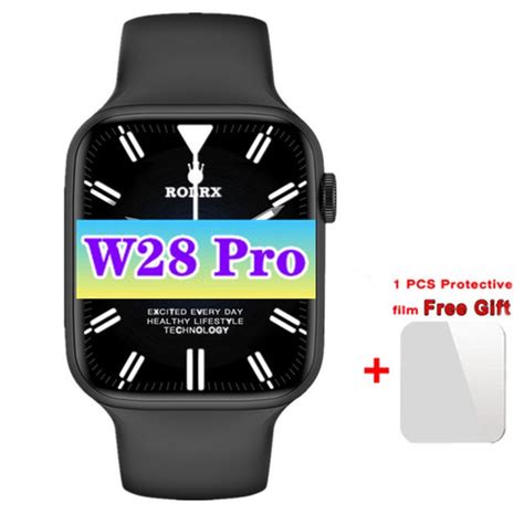 Iwo W28 Pro Relógio Inteligente 195 Polegada Bluetooth Chamada Ecg Sempre Em Exibição Nfc Siri