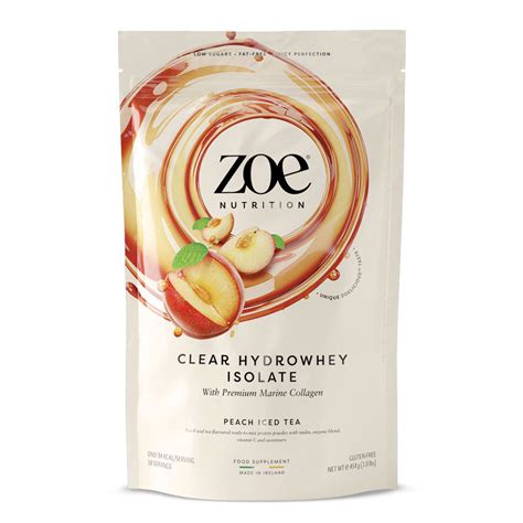 Zoe Clear Hydrowhey 454 G Zoe Nutrition