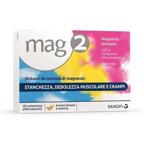 Mag2 Magnesium Pidolate 2 25 G 20 Effervescent Tablets
