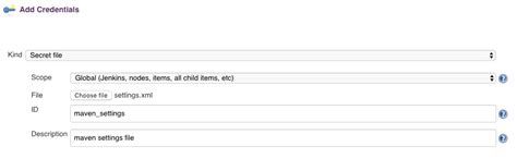 Maven Jenkins Declarative Pipeline With Custom Settingsxml Stack Overflow