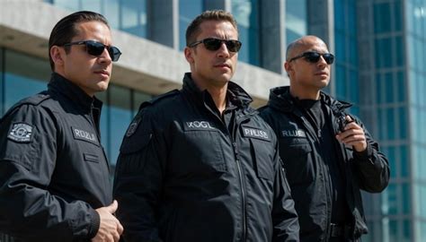 Professional Security Team On Duty Premium Ai Generated Image