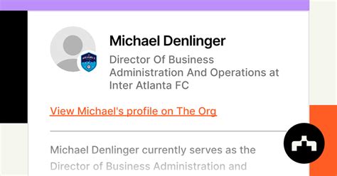 Michael Denlinger Director Of Business Administration And Operations