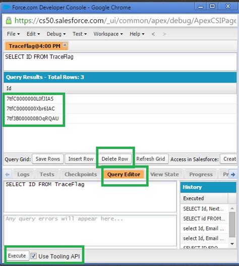 Clear Users From Debug Logs Using Soql In Salesforce