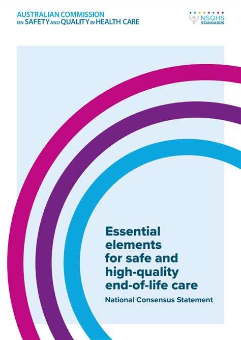 National Consensus Statement Essential Elements For Safe And High Quality End Of Life Care