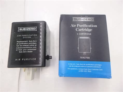 Sub Zero Air Purification Cartridge 7042798 Touch Button Control Method
