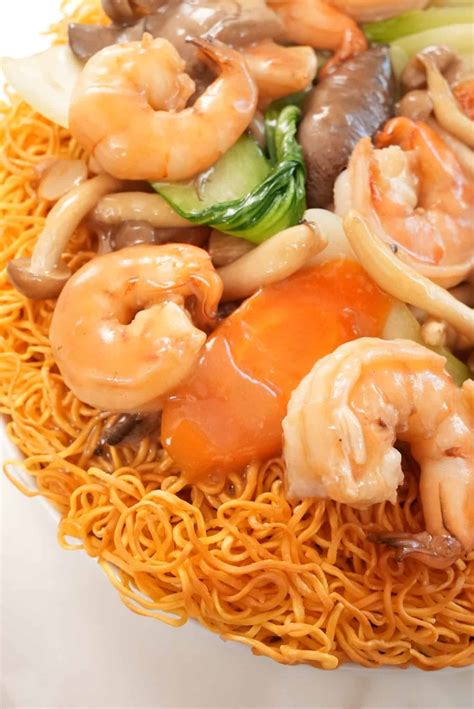 Hong Kong Style Shrimp Chow Mein Noodles Recipe Hong Kong Style Chow