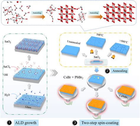 Schematic Diagrams Of Ald Growth Process And Annealing Treatment For