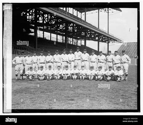 A Historical Photograph Of The Washington Baseball Club An Early