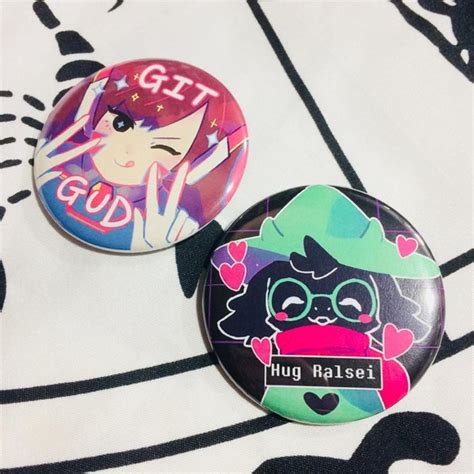 Hug Ralsei Button Etsy