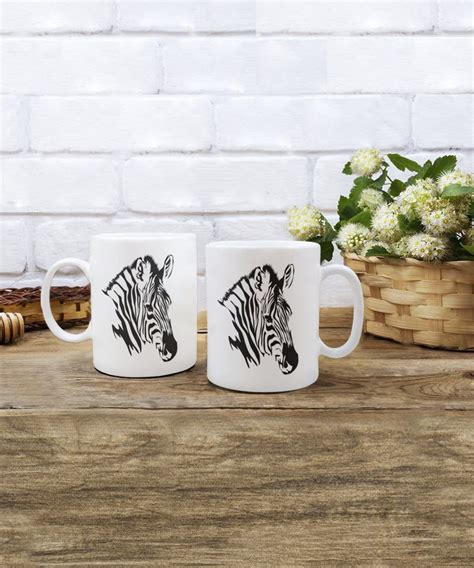 Zebra Coffee Mug Beautiful Zebra Zebra T Etsy