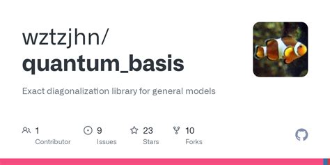 Github Wztzjhnquantumbasis Exact Diagonalization Library For