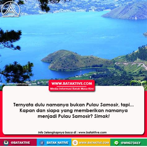 Dulu Namanya Bukan Pulau Samosir Melainkan Batak Native Media