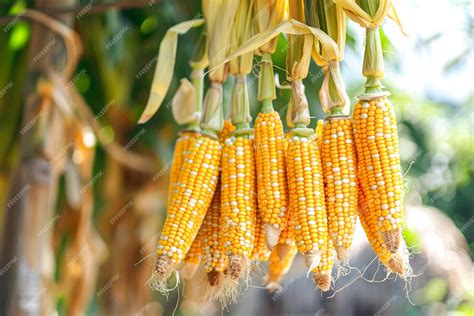 Beautiful Corn Field And Corn Ai Generated Picture Premium Ai Generated Image