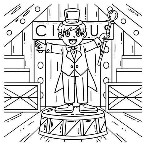 Página Para Colorear Para Niños Vector Premium