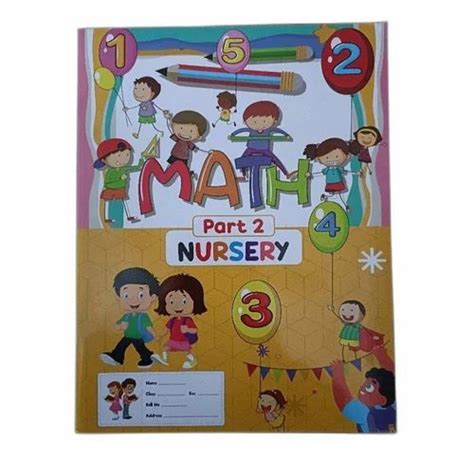 Nursery Math Part 2 Book English At Best Price In New Delhi Id 2849766536291