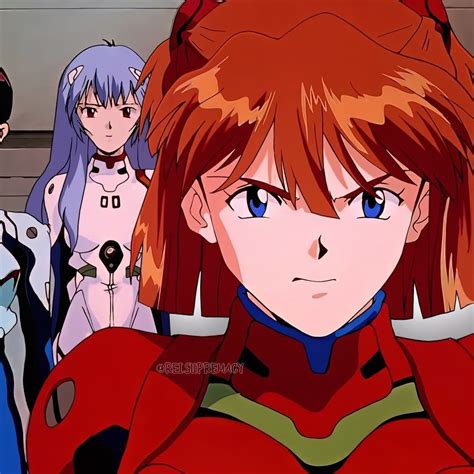 Evangelion Edits On Instagram “ Eng Long Haired Rei And Short Haired