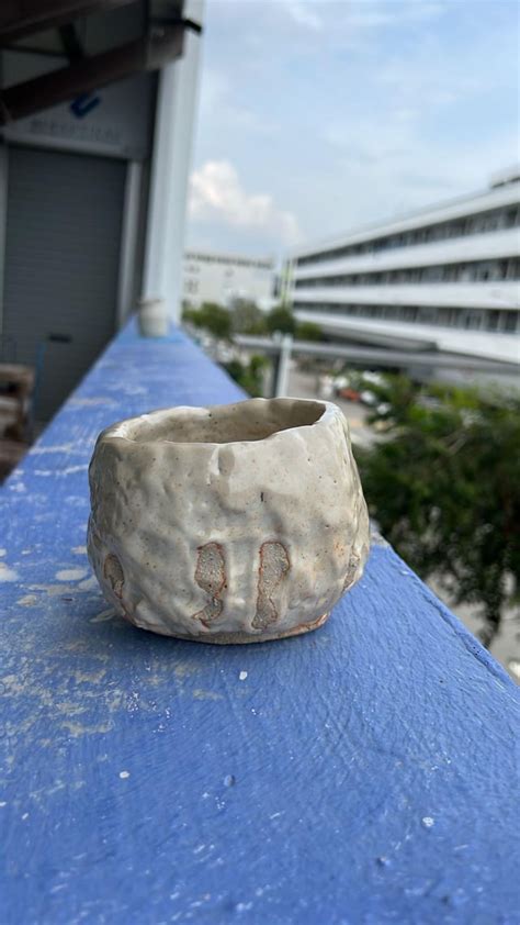 Raku Chawan R Pottery