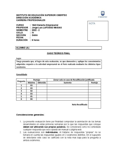 1843 Derecho Empresarial G4aa Ea Cf Lafosse Masias Jorge Pdf
