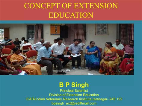 Terminology Concept Level Of Extension Education Pdf