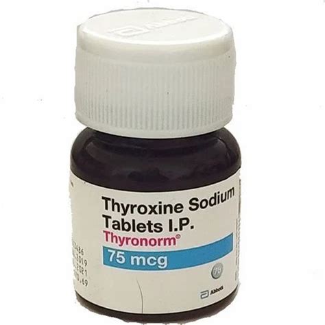 Thyronorm 75 Mcg Tablets At ₹ 192 Bottle Surat Id 2851640731062