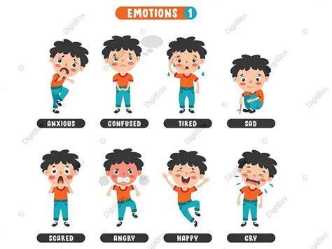 مجموعه وکتور کاراکتر کارتونی پسر بچه دیجیت باکس Digitbox