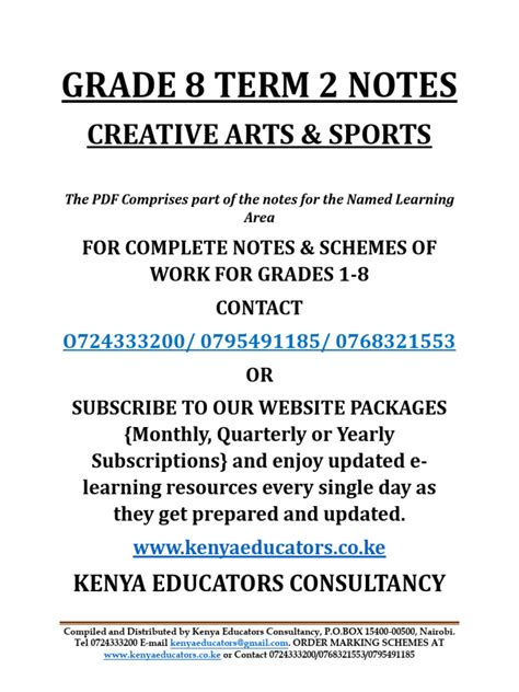 G8 Creative Arts Term 2 Notes Sample Pdf Rhythm Clef