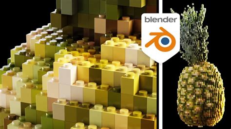 Lego Anything With This New Blender Geometry Nodes Feature Youtube