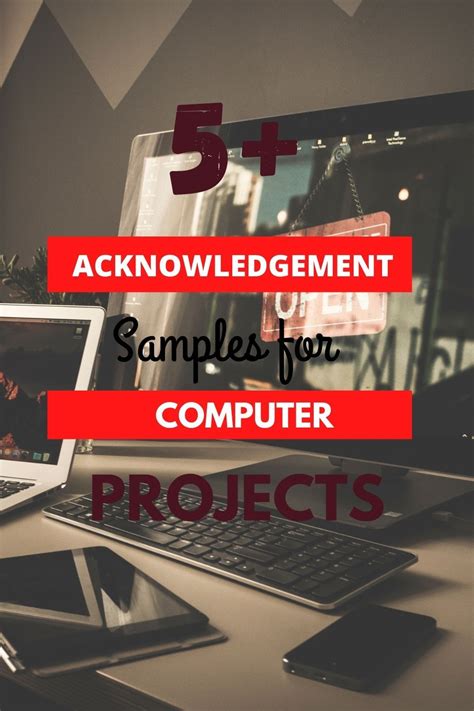 5 Samples Of Acknowledgement For Computer Project Artofit