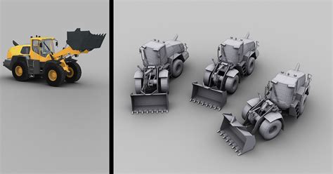 Wheel Loader Animated 3d Land Unity Asset Store