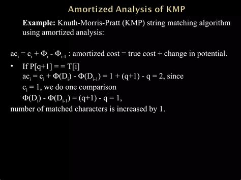 Amortized Analysis Of Algorithms Ppt