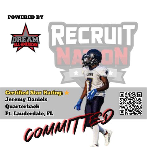Athlete Spotlight Jeremy Daniels Set To Shine At The Recruit Nation Ft