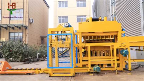 Automated Mesin Bata Batu Hby7 10 Ecological Earth Block Masin Automatic Eco Interlock Bricks