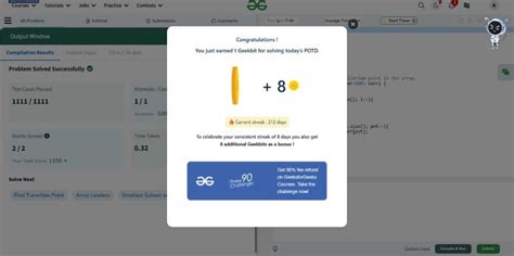 Adarsh Kumar Singh On Linkedin Geekstreak2024 Geeksforgeeks Codingchallenge Geekstreak2024