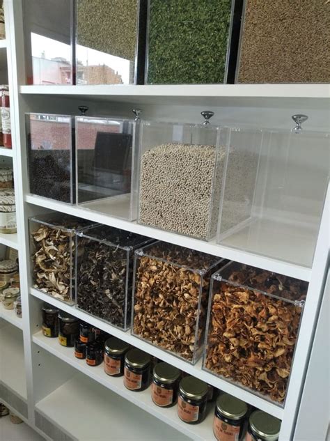 Expositor Para Frutos Secos Especias Y Productos Gourmet Almacenes De Comida Estante De