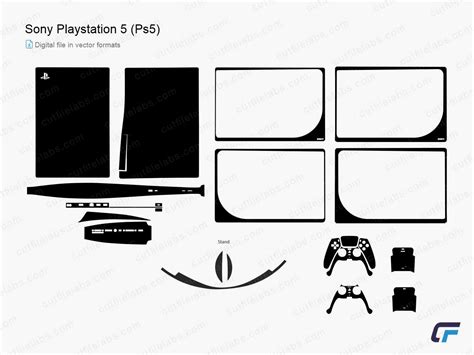 Playstation 5 Cover Template