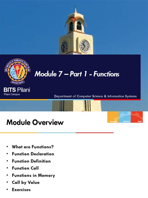 C Functions Overview And Usage Guide Pdf Parameter Computer