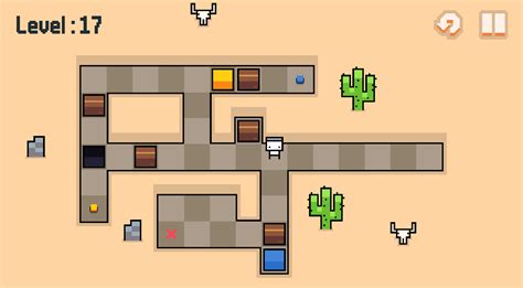 🕹️ Play Pathway Puzzle Game Free Online Sokoban Adventure Video Game