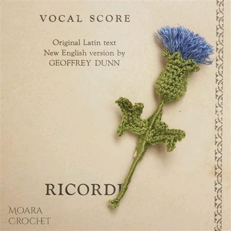 Scottish Thistle Crochet Flora Free Crochet Pattern Tut Artofit