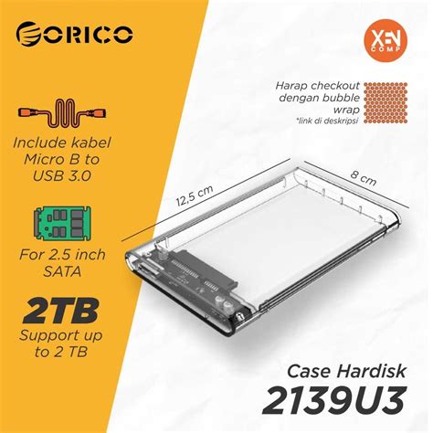 Jual Casing Hardisk External HDD External Case 2.5 USB 3.0 Orico 2139U3 2.5 Inch SATA USB 3.0 ...