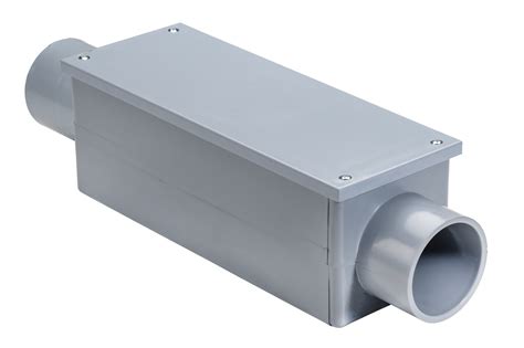 Garvin Industries 1184 1 14 C Type Pvc Conduit Body Rectangular