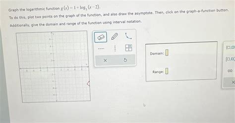 Solved Graph The Logarithmic Function G X Log X To Chegg