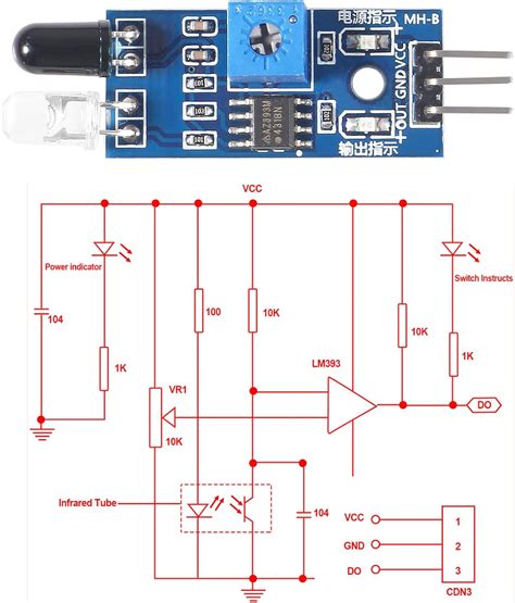 Buy Umlife 20 Pieces Ir Infrared Obstacle Avoidance Sensor Module 3