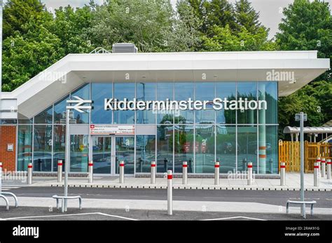 Front View Of The New Modern Railway Station Entrance At