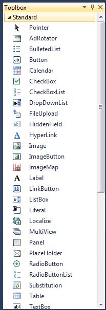 Toolbox In ASP NET Using VB NET