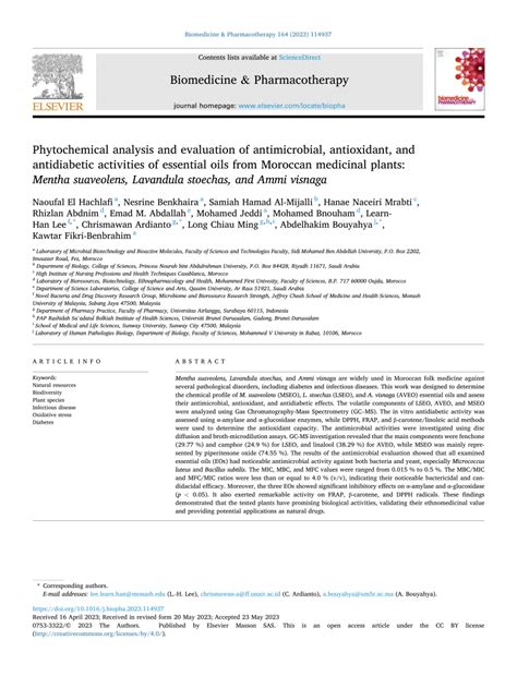 Pdf Phytochemical Analysis And Evaluation Of Antimicrobial Antioxidant And Antidiabetic