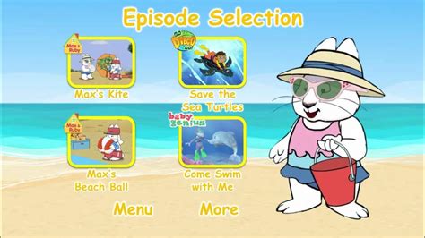 Max And Rubys Beach Party Dvd Menu Youtube