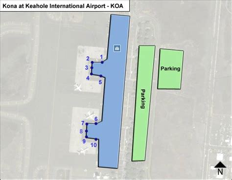 Kona Airport Map Guide To Koas Terminals