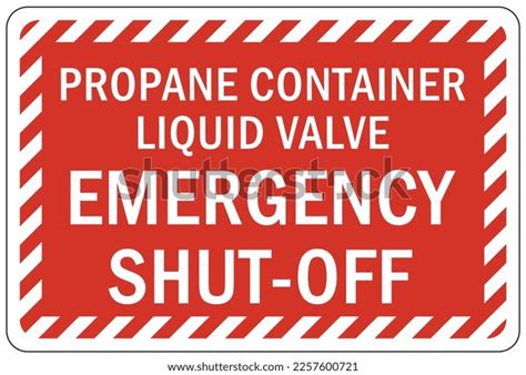 Propane Warning Chemical Sign Labels Stock Vector Royalty Free 2257600721 Shutterstock