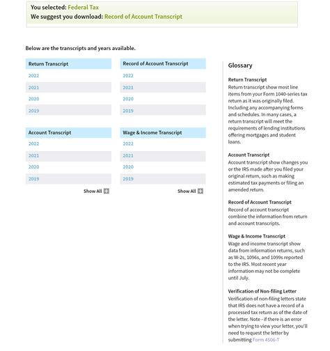 Irs Transcript Online Gillingham Cpa