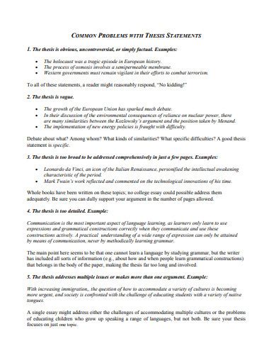 Thesis Problem Statement 6 Examples Format Pdf Examples